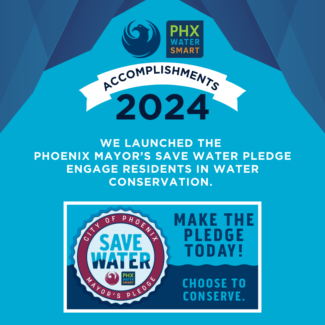 Another #PHXWater 2024 Accomplishments was the launch of the Phoenix ...