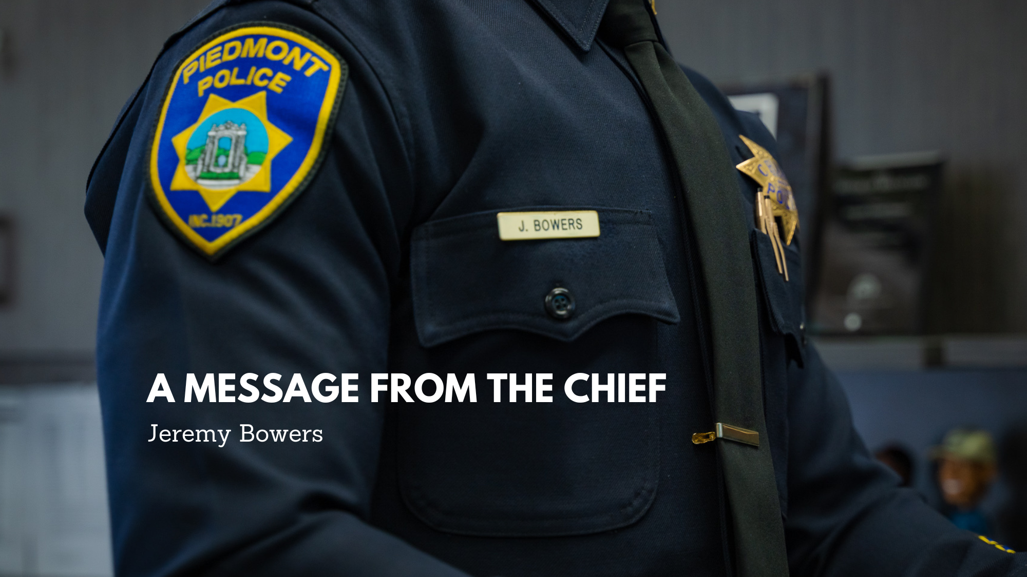 Chief Jeremy Bowers on the Death of Tyre Nichols (Piedmont Police ...