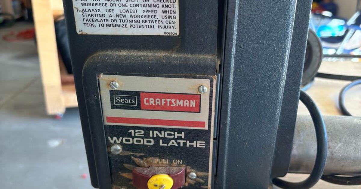 Craftsman 12 inch Wood Lathe for Free in Omaha, NE | For Sale & Free ...