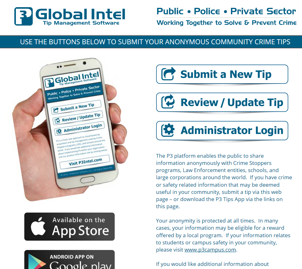 Did You Know: Anonymous Crime Tips (Scottsdale Police Department ...