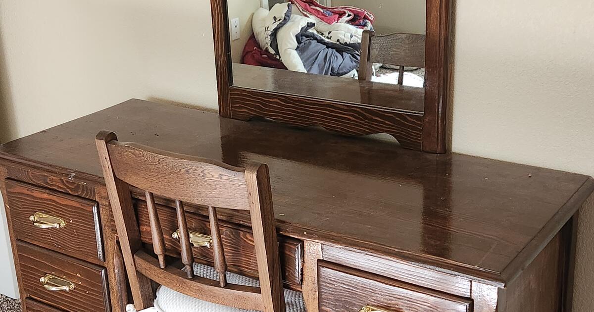 Vanity With Chair,headboard for Free in Firestone, CO | For Sale & Free ...