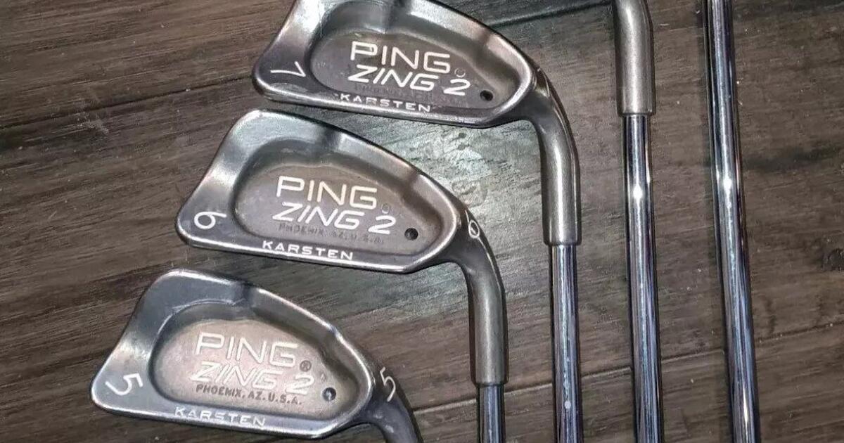 Ping Zing 2 Golf Clubs (6 Clubs: 4,5,6,7,8,9) Steel Shaft - New Grips ...