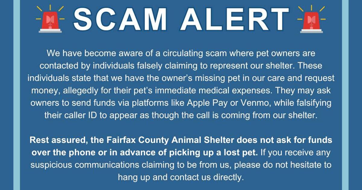 ANIMAL SHELTER SCAM ALERT 🚨 — Nextdoor