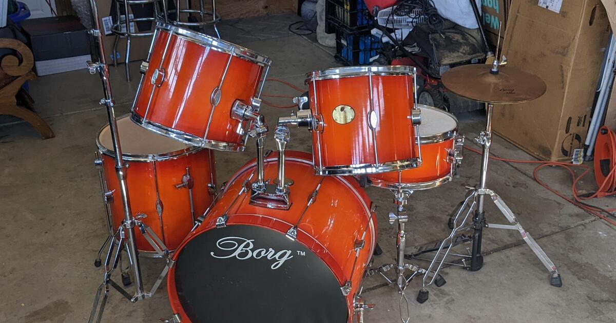 Borg 5 Piece Drum Set for $250 in Aurora, CO | For Sale & Free — Nextdoor