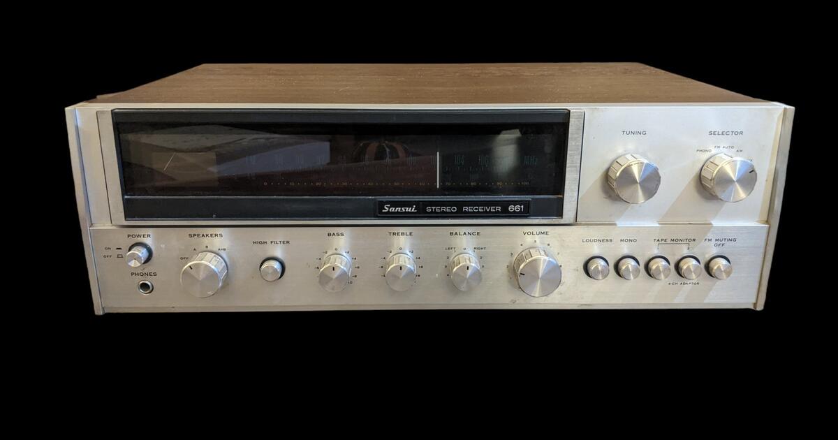 Sansui 661 AM/FM Stereo Receiver - Great Condition for $210 in ...
