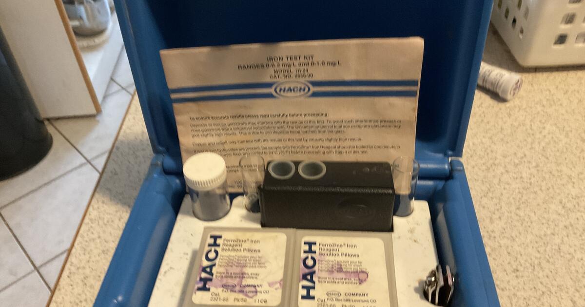 HACH Water Test Kit for Iron for $5 in Milton, FL | For Sale & Free ...