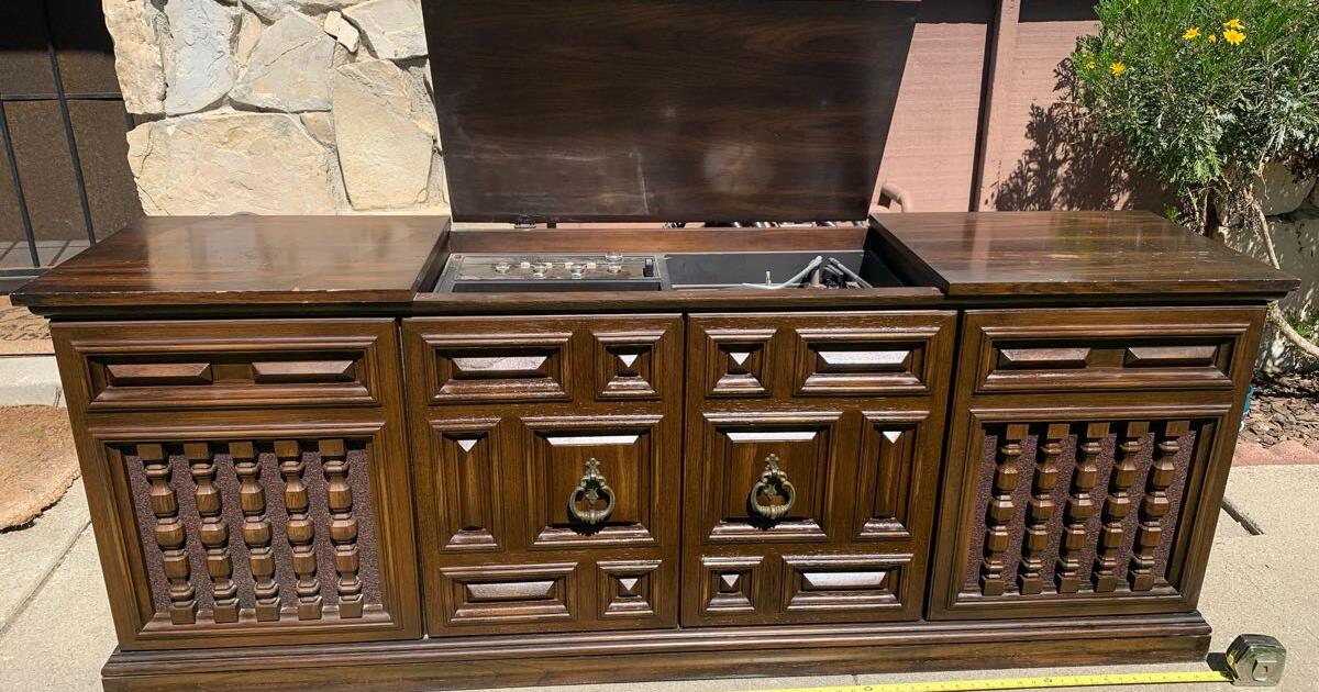 Vintage Philco Ford Stereosonic High Fidelity Record Player Console for ...