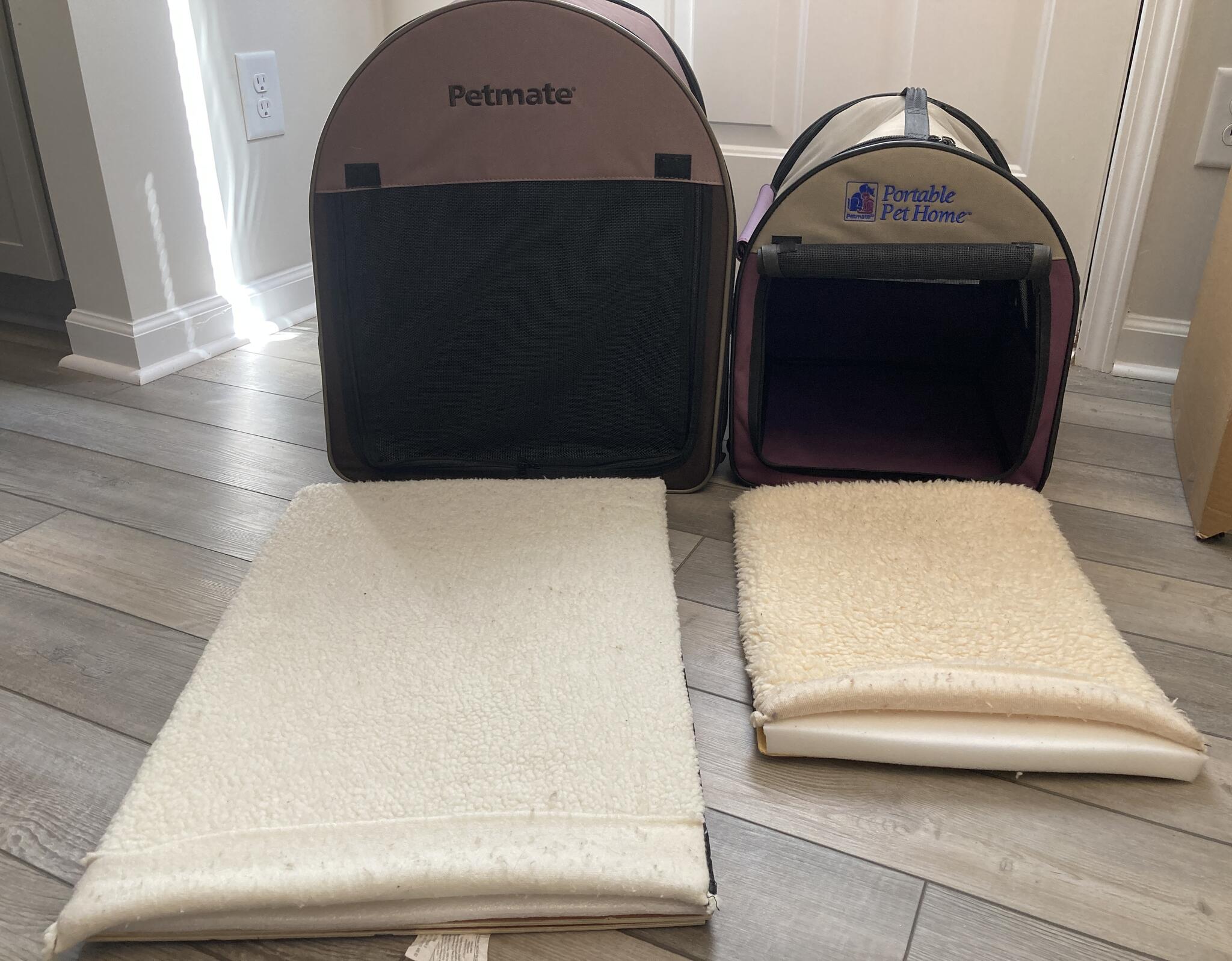 Petmate Portable Pet Home, Small and Medium price individually for $50 ...