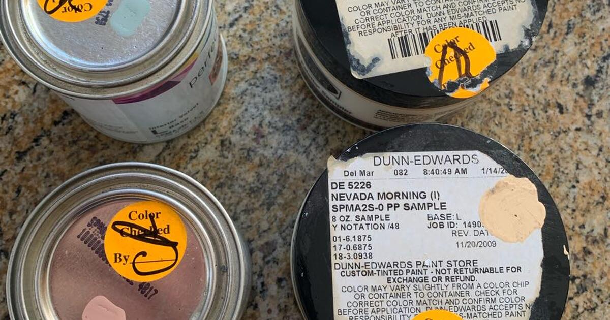 Dunn-Edwards Paint Samples for Free in San Diego, CA | For Sale & Free ...