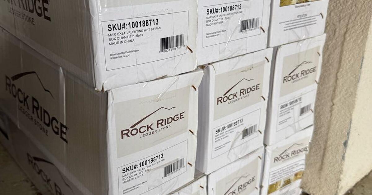 PENDING PICKUP 9 boxes Rock Ridge Ledger Stone for Free in Reno, NV | For Sale & Free — Nextdoor