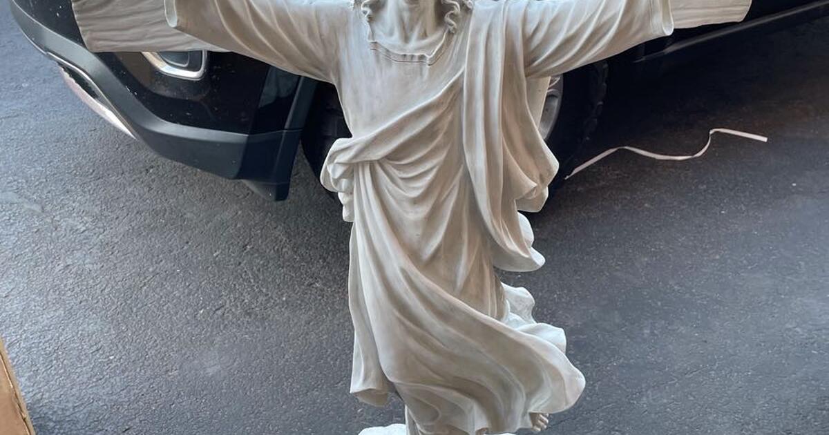Jesus on Cross resin garden statue for $600 in Mesa, AZ | For Sale ...