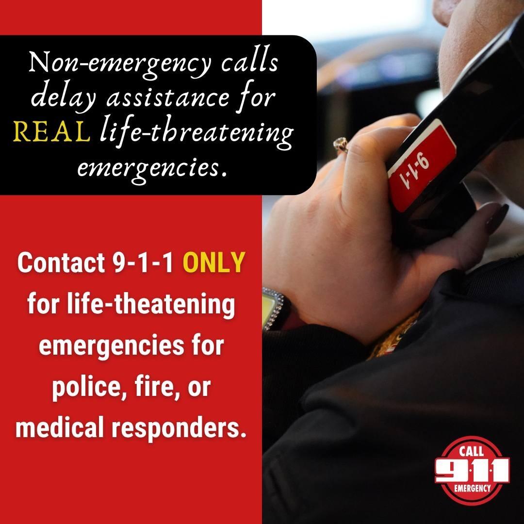 📞 Reminder: Call 911 Only for True Emergencies! (Harris County Sheriff ...