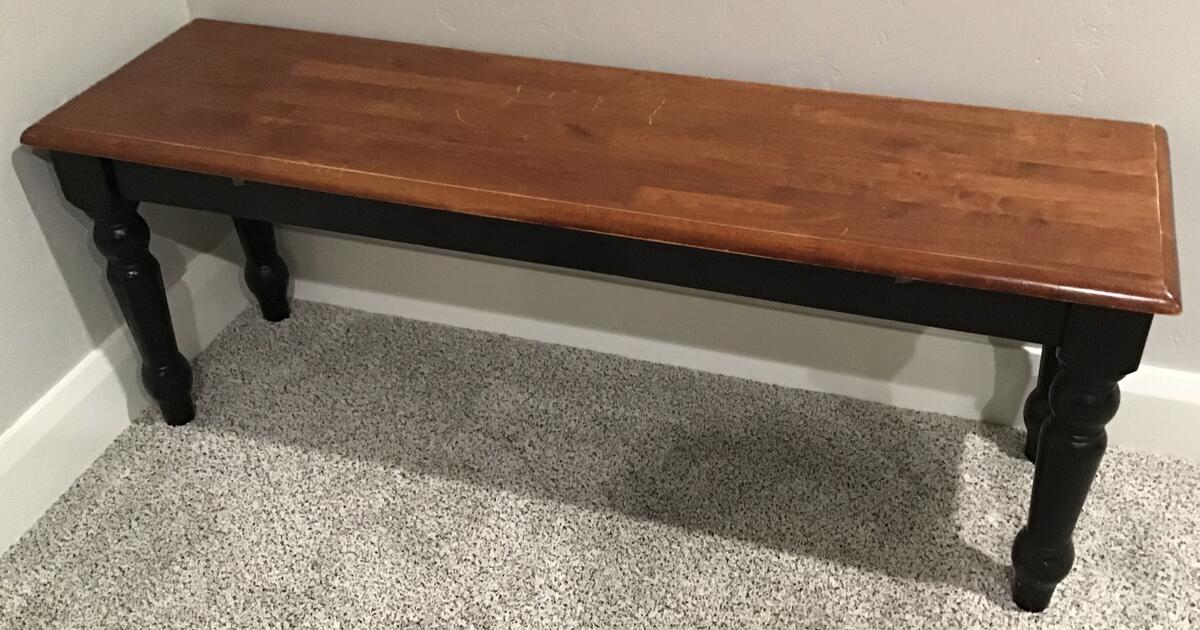 2-Tone Wood Dining Bench for $65 in Star, ID | Finds — Nextdoor