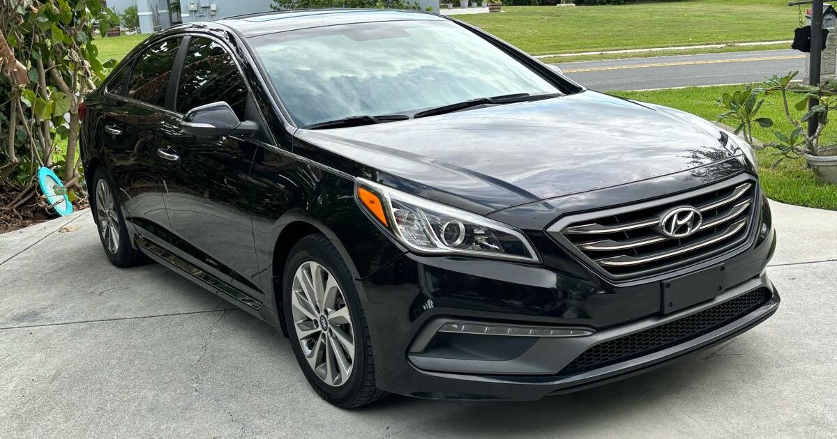 Excellent condition 2017 Hyundai Sonata sport low miles for $12900 in Palm Beach Gardens, FL ...
