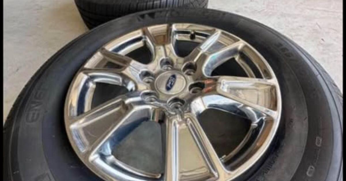 Ford Chrome Wheels with Tires for $560 in Spring, TX | For Sale & Free ...