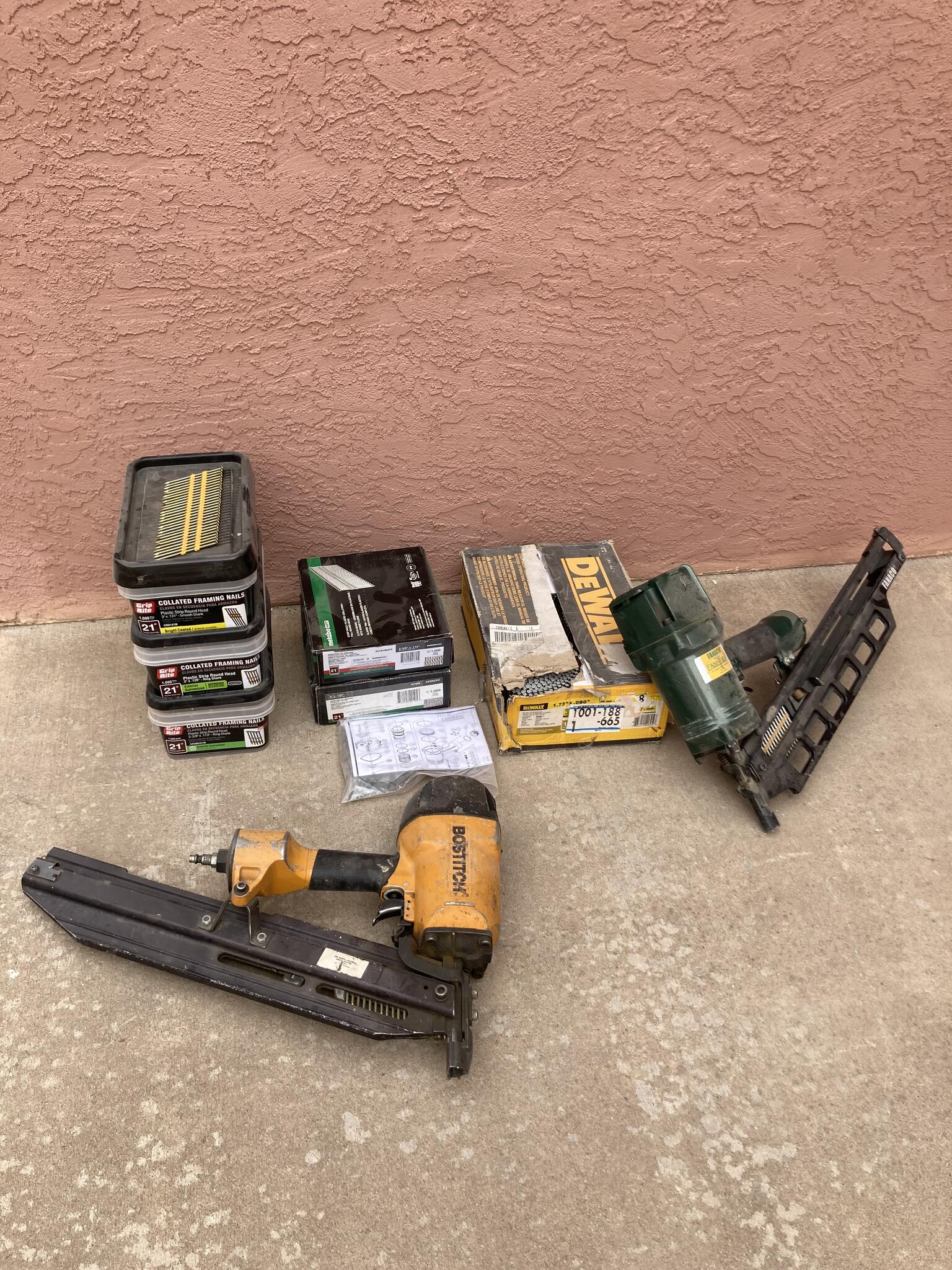 Bostitch and Fanaco Nail guns and nails for $200 in Pueblo, CO | For ...
