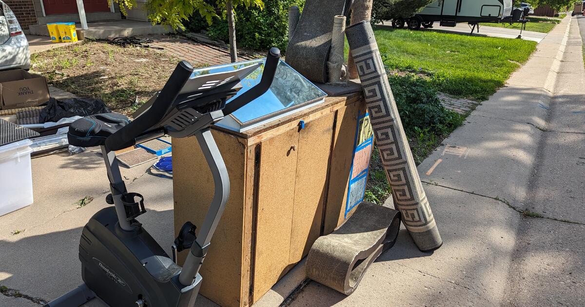 Free Cat Gear, Workbench, and Exercise Bike for Free in Centennial, CO ...