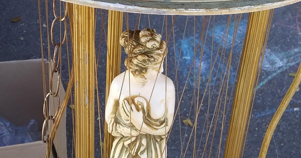 Vintage Hanging Drip Lamp /Rain Lamp with Lady for $250 in Roanoke, VA ...