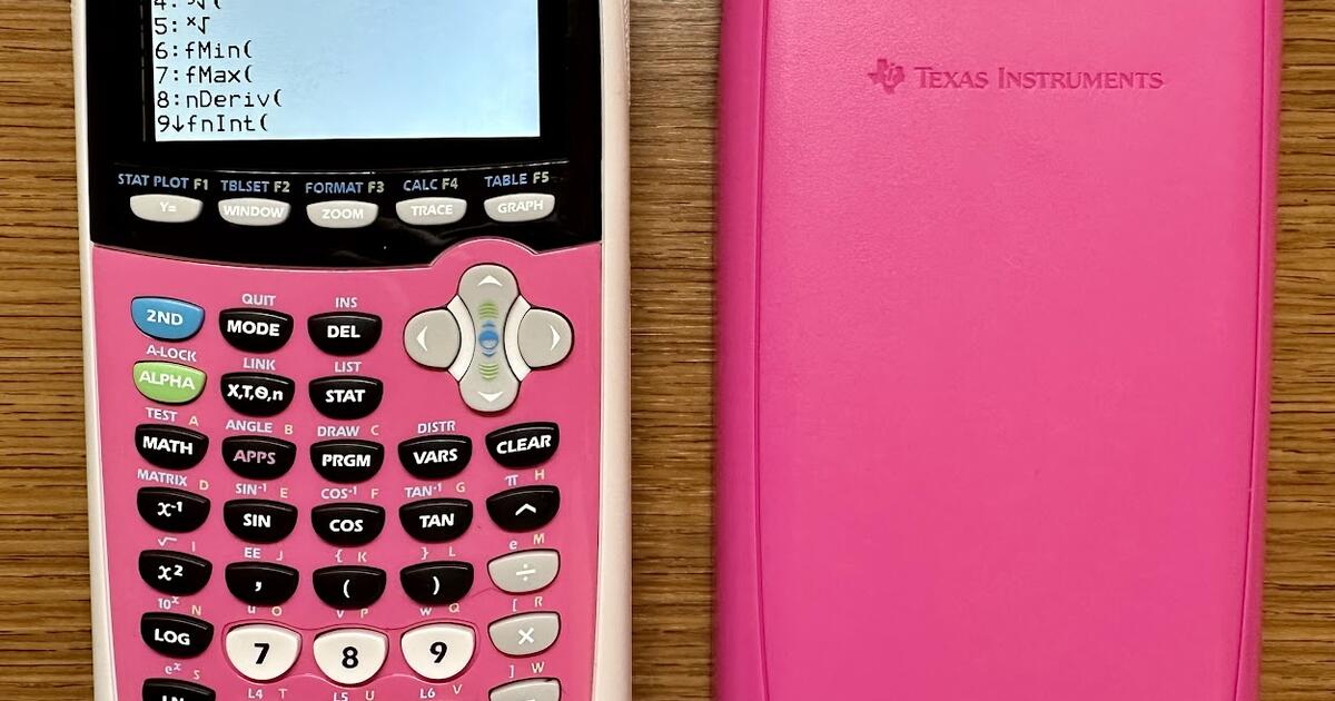 Texas Instruments TI-84 Plus C Silver Edition (Color Screen) Graphing ...