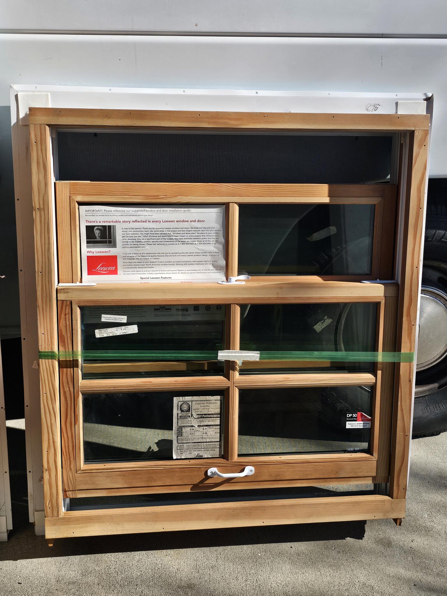 Loewen Double Hung Aluminum Clad Wood Windows With Screens for $490 in ...