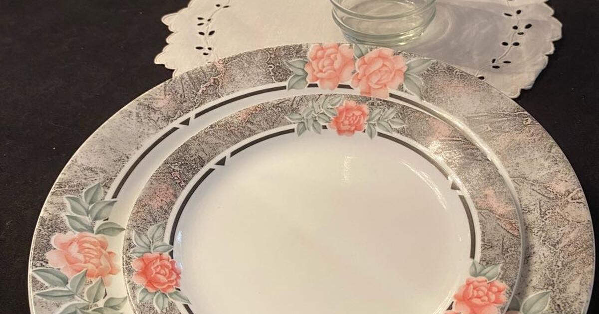 Corelle Dishes Vintage Lovely “Lace Rose” pattern. $1234 contact me for ...