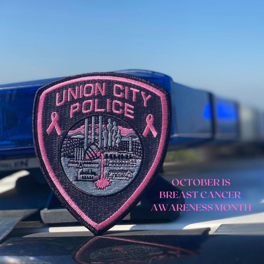 The commemorative Union City Police "Pink Patch" will be available for ...