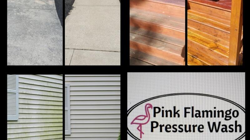 Pink Flamingo Home Services, LLC · Pressure Wash SPECIAL - Curb Appeal ...