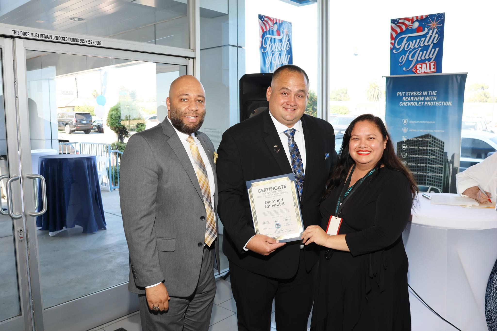 Congratulations to Diamond Chevrolet who held a ribbon cutting last ...