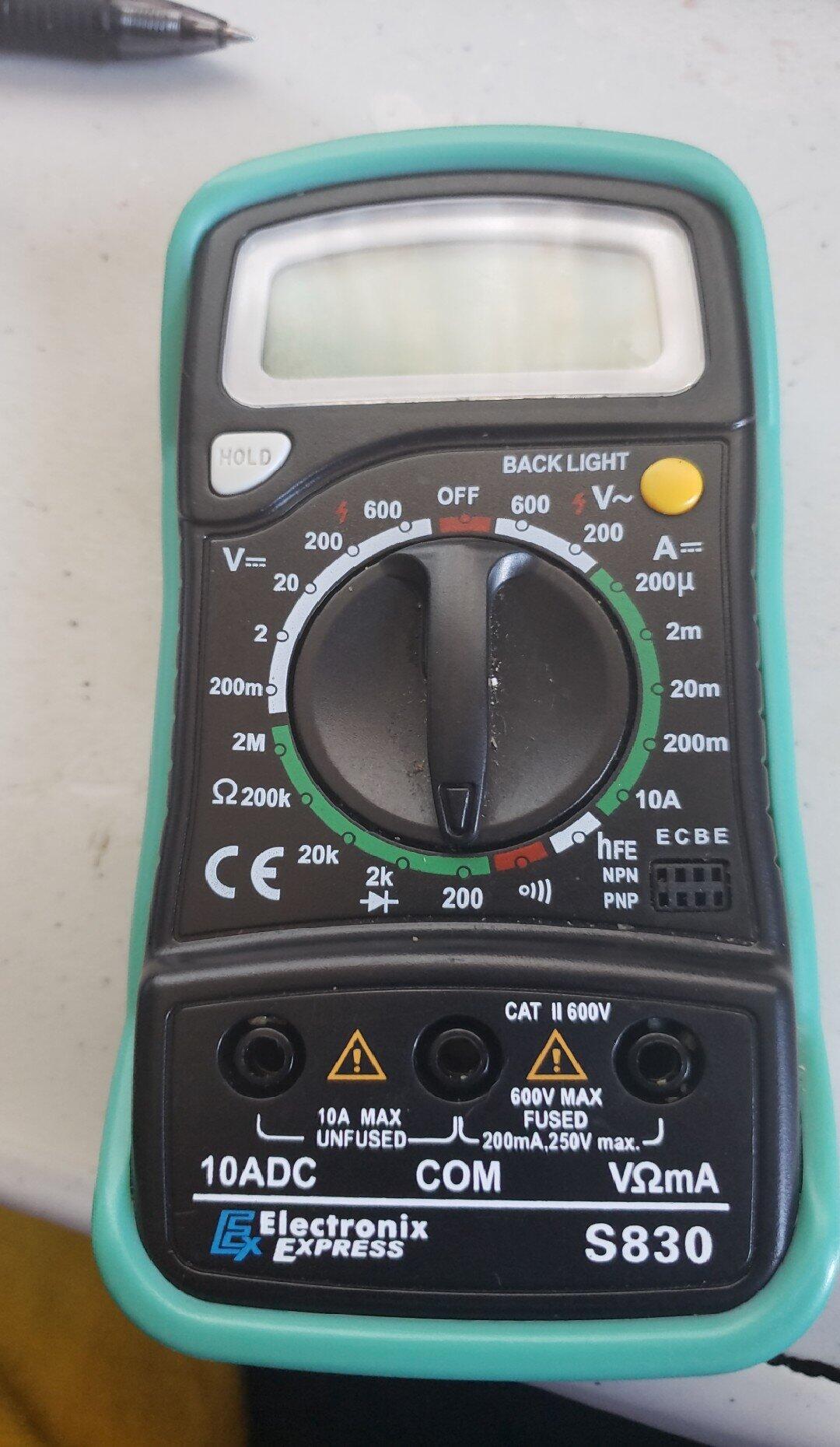 Electronic Express S830 Digital Multimeter for $10 in Seattle, WA | For ...