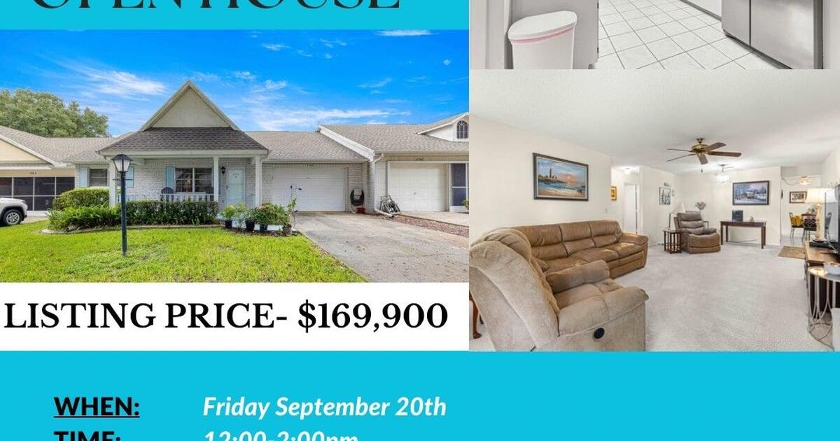 Open House - 8785 SW 91st St UNIT B, Ocala, FL for $169900 in Ocala, FL ...