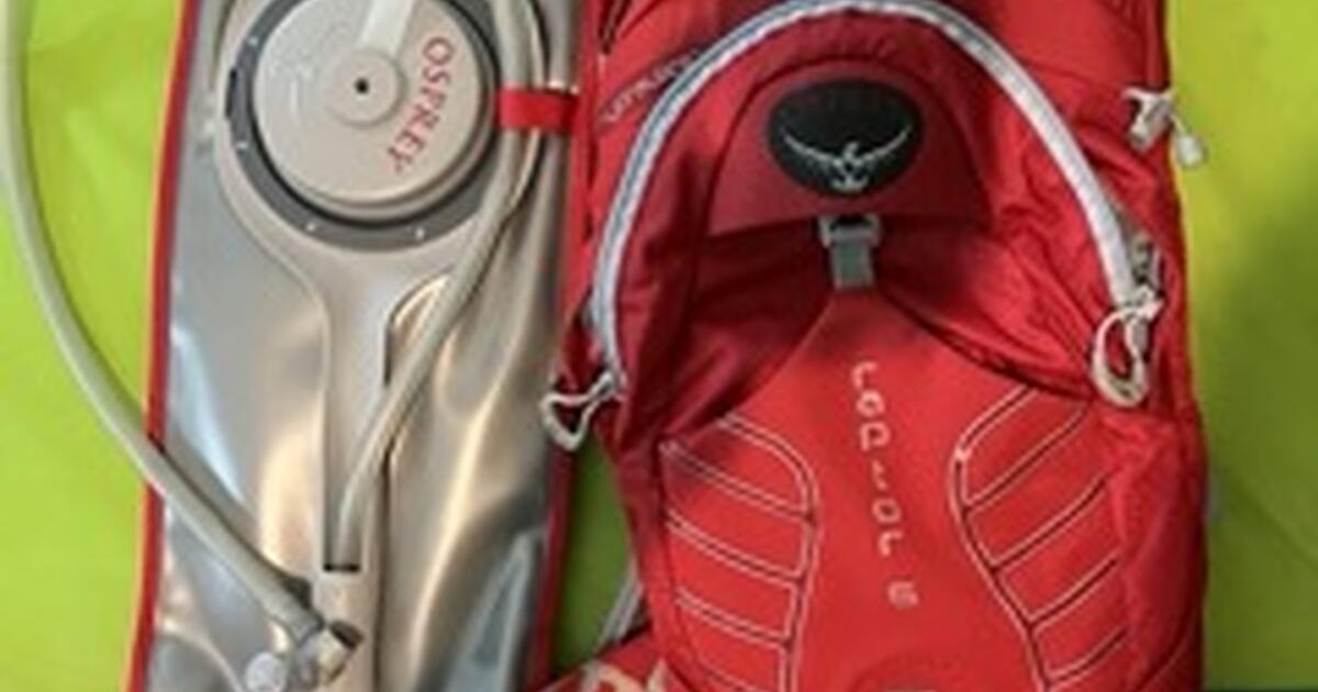Osprey raptor 6 hiking backpack with hydration bag for $20 in Apex, NC ...