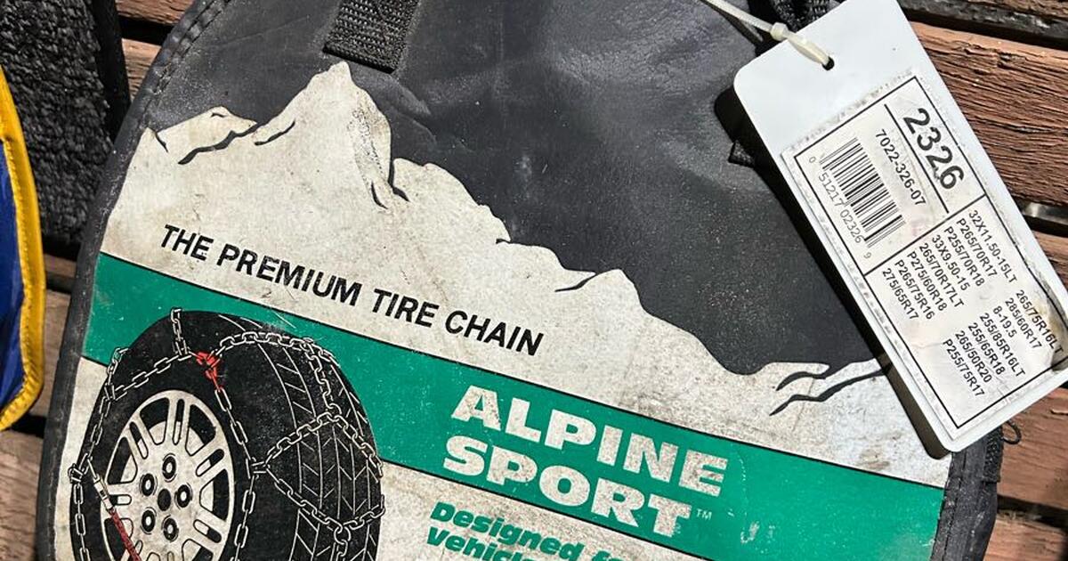 Alpine sport chains for $50 in Boring, OR | For Sale & Free — Nextdoor