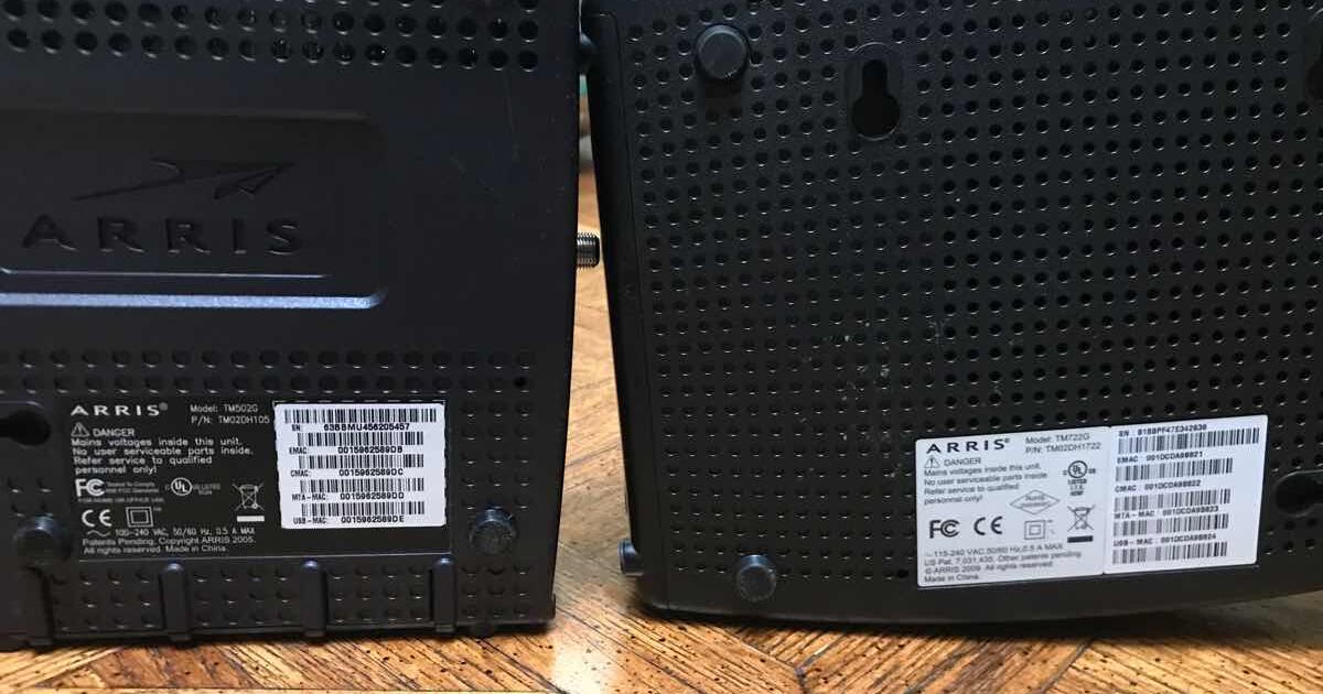 STOP PAYING COMCAST RENT !!! 3 Arris telephony modems and a Netgear ...