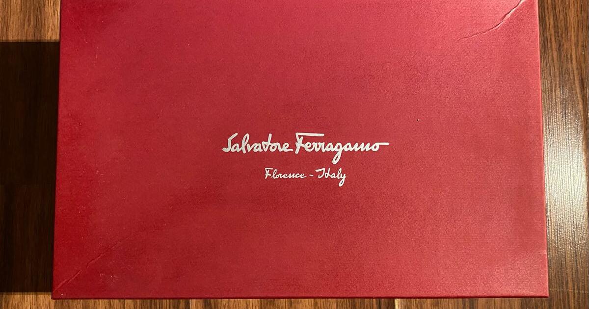 Authentic Salvatore Ferragamo Fortunato Nero Calf Oxford Dress Shoes Black Size 12 for $475 in ...