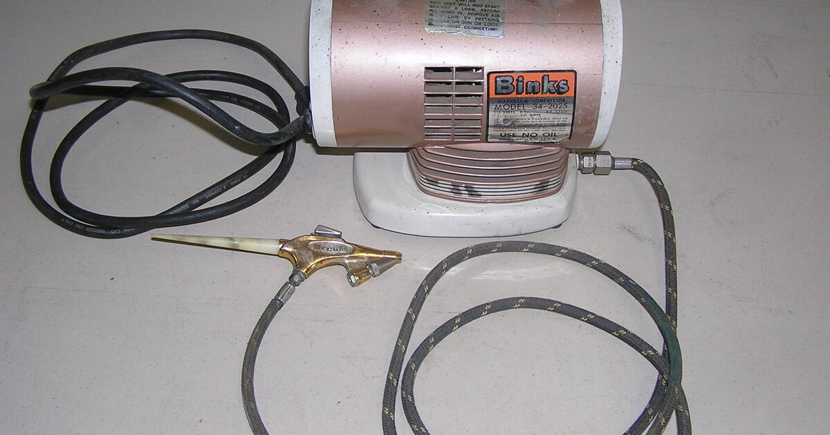 Air Brush Binks Wren with Compressor for $60 in Pine Grove, CA | For ...