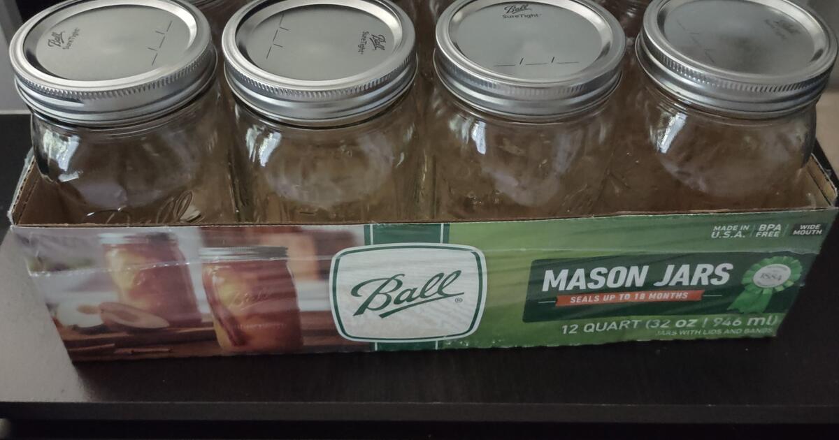 Ball Mason Jars-7 Cases for $5 in Waxhaw, NC | For Sale & Free — Nextdoor