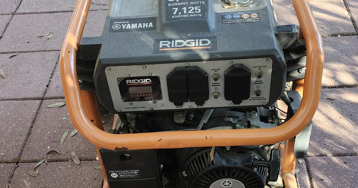 Ridgid 5700W Generator for $250 in Hernando, FL | For Sale & Free ...