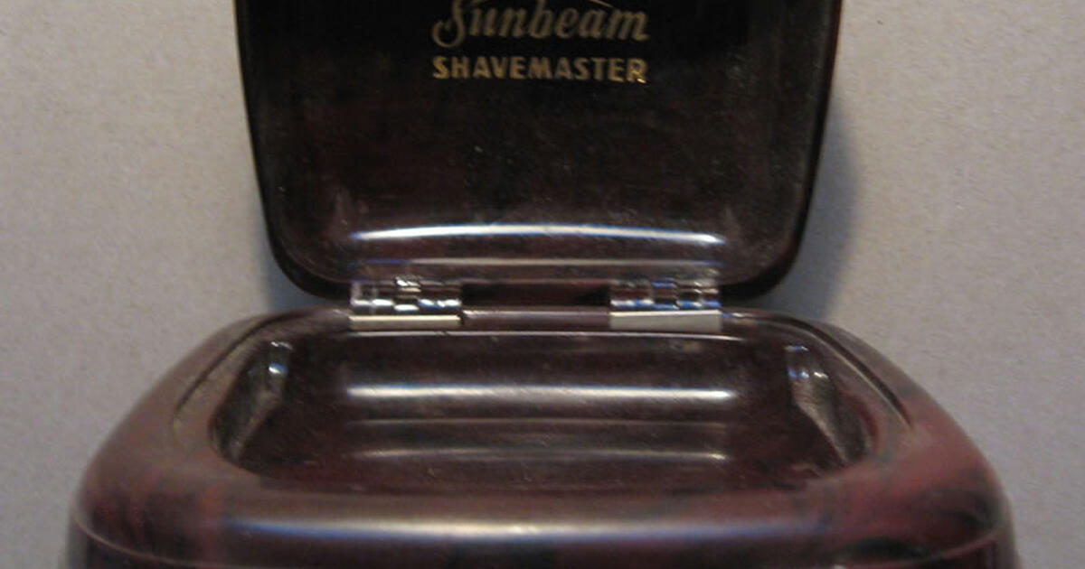 Circa 1960 Sunbeam Faux Woodgrain Shavemaster Box for $10 in Boston, MA ...