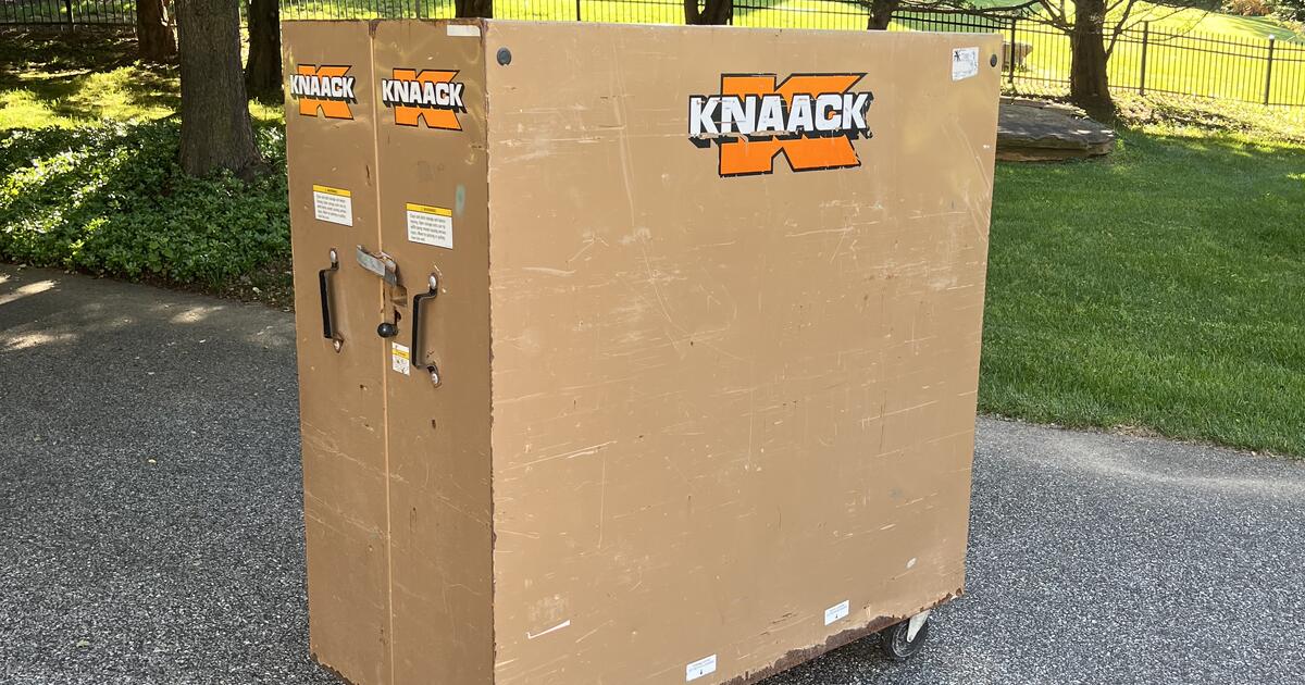 HUGE Rolling Folding Tool Cabinet Chest - KNAACK JOBMASTER 100 for ...