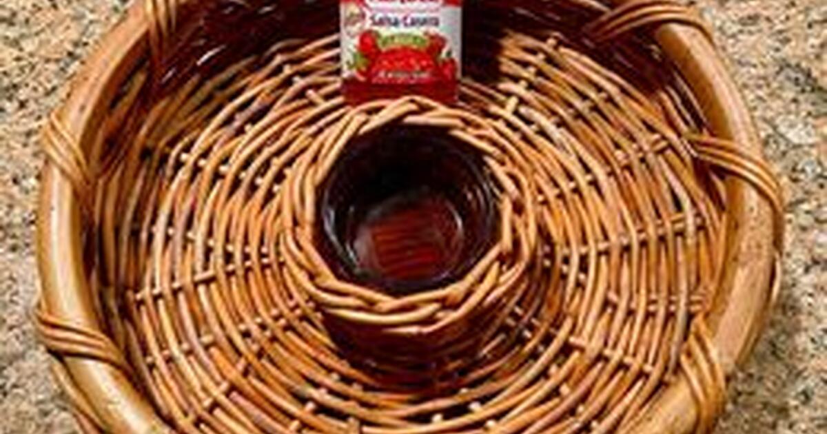 One Of A Kind Large Chips & Salsa Basket made w/ Thick Hand Crafted ...