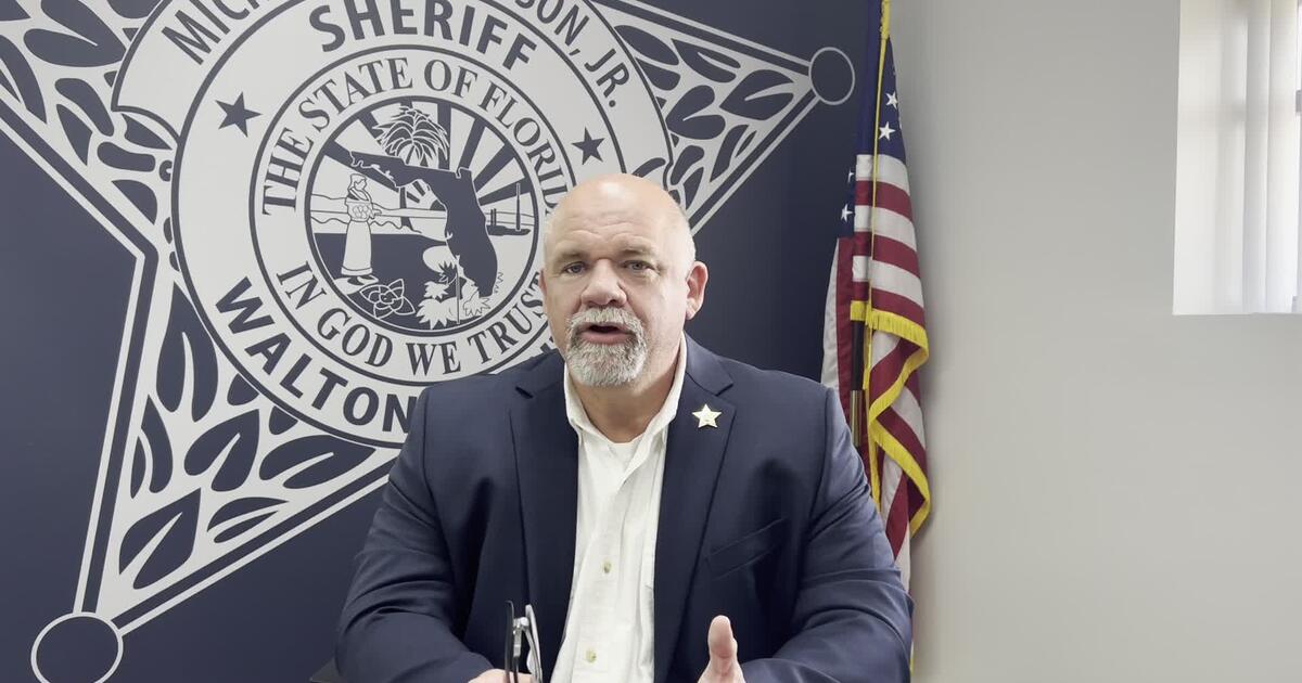 Walton County Sheriff Michael Adkinson addresses the public regarding ...