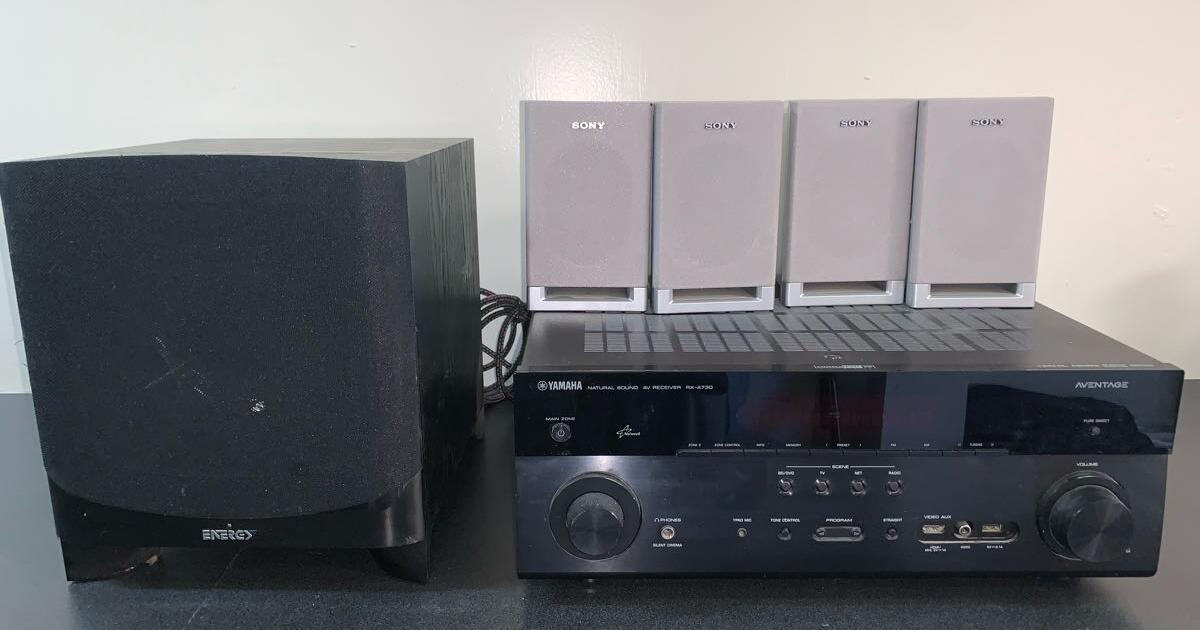 Sony receiver, subwoofer, and surround sound for $30 in Concord, CA ...