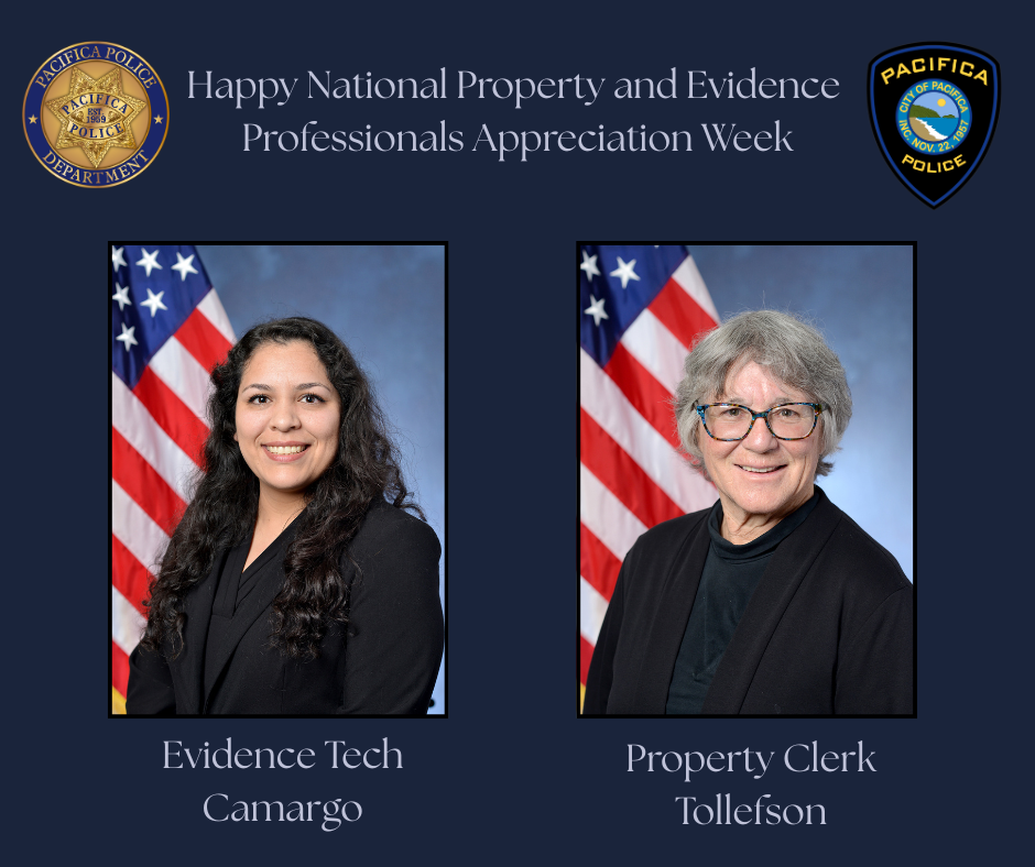 This week is National Property and Evidence Professionals Appreciation ...