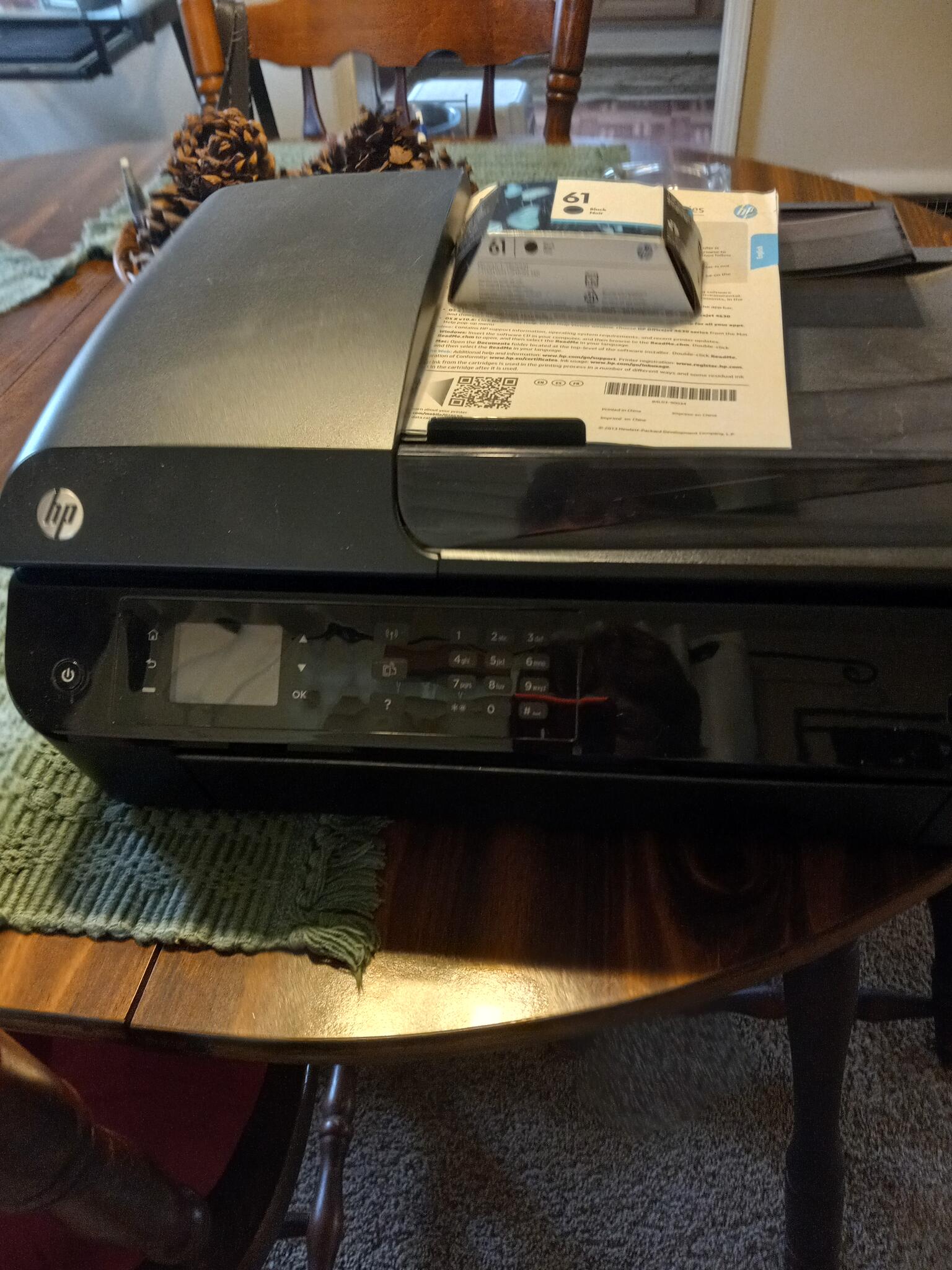 HP 4360 4 in 1 wireless printer. Excellent condition with extra black ...