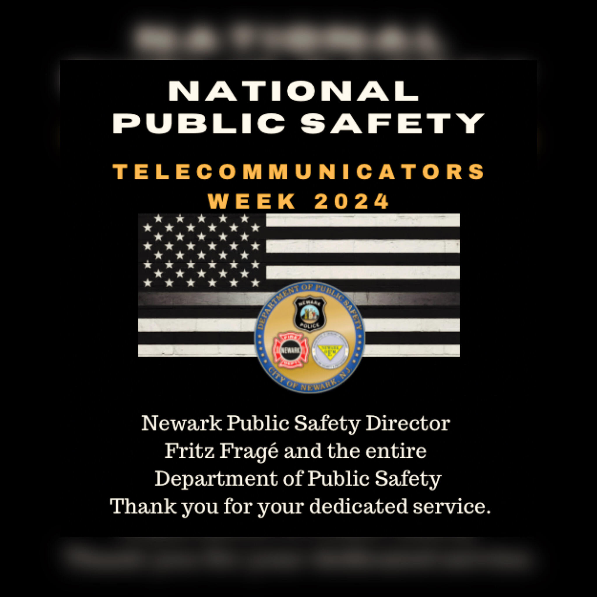 Newark Public Safety Director Fritz G. (Newark Department of Public ...