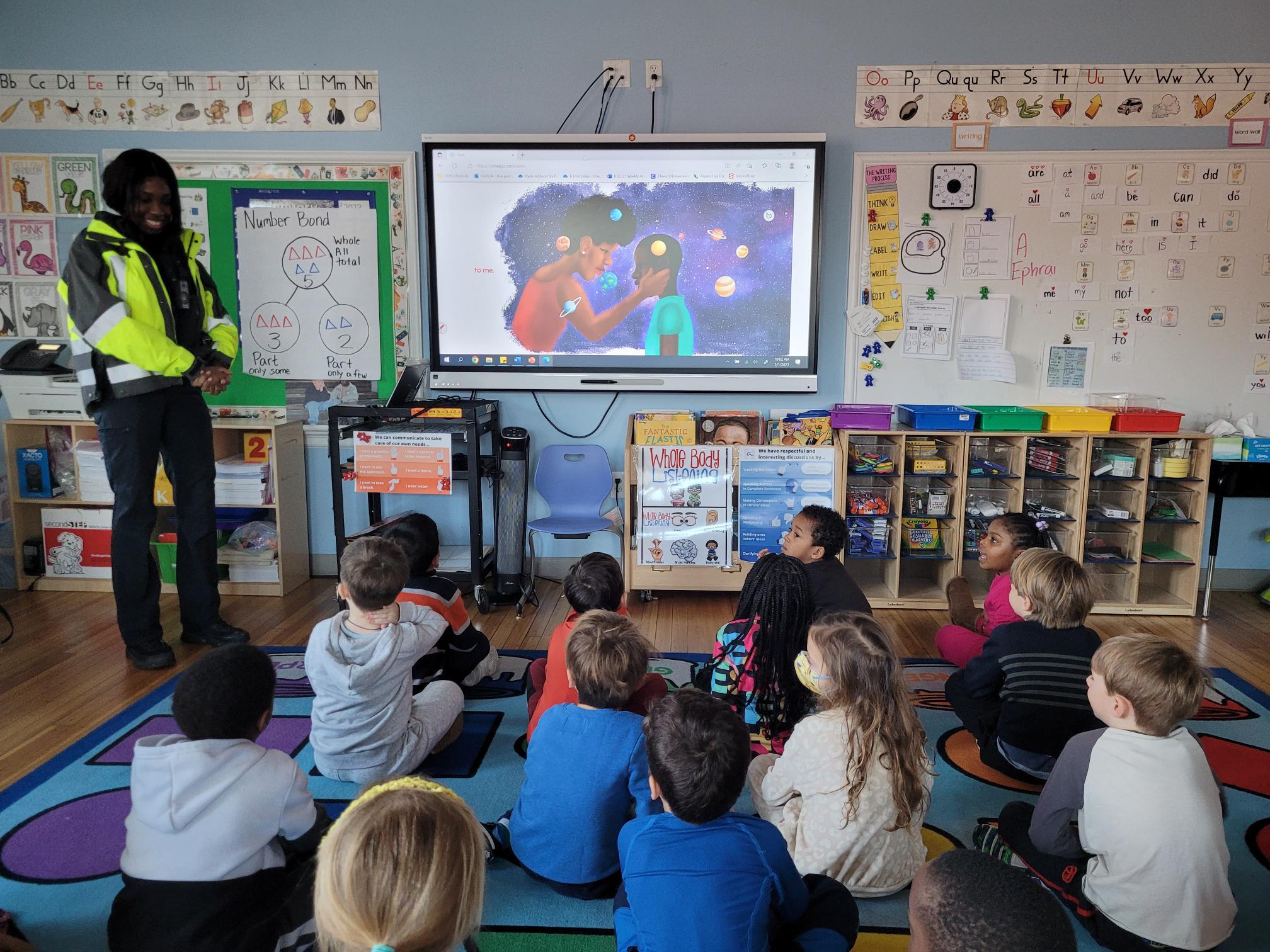 Thank you to Hyde-Addison Elementary School for inviting our Officers ...