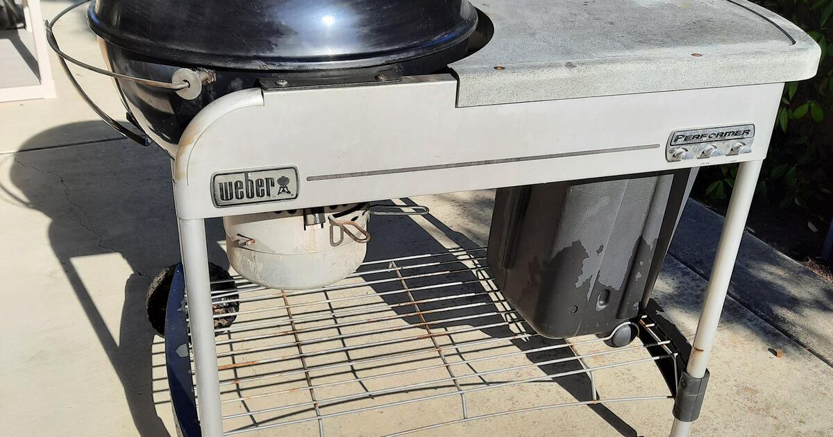 Webber BBQ with table, storage rack... for Free in Colorado Springs, CO ...