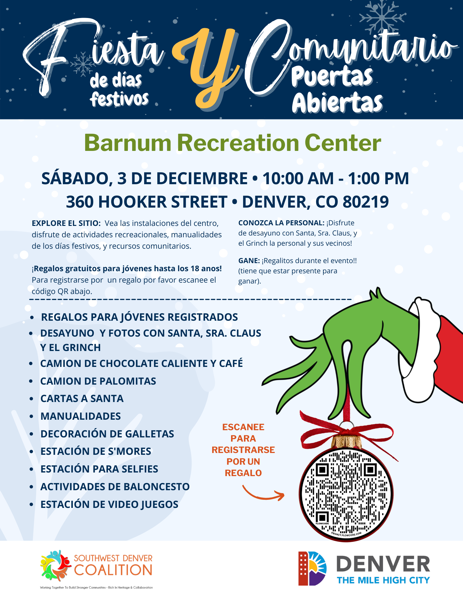 Barnum Recreation Center: Fiesta de Días Festivos (City of Denver ...