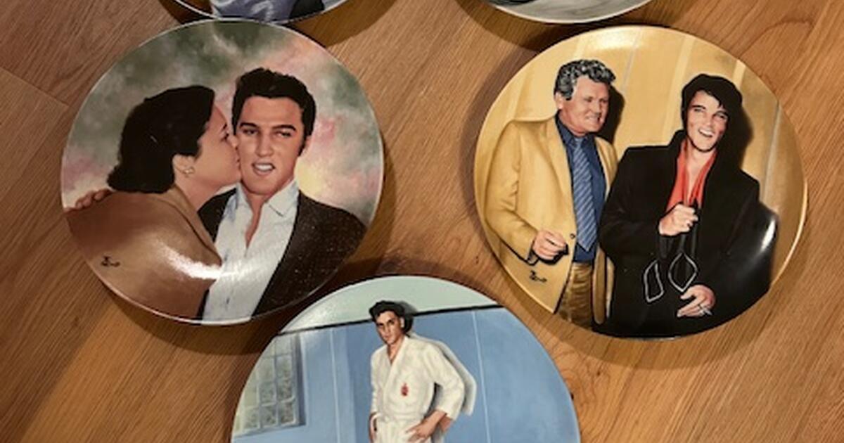 Set of Elvis Presley Collector Plates for Free in Stonington, CT | For ...