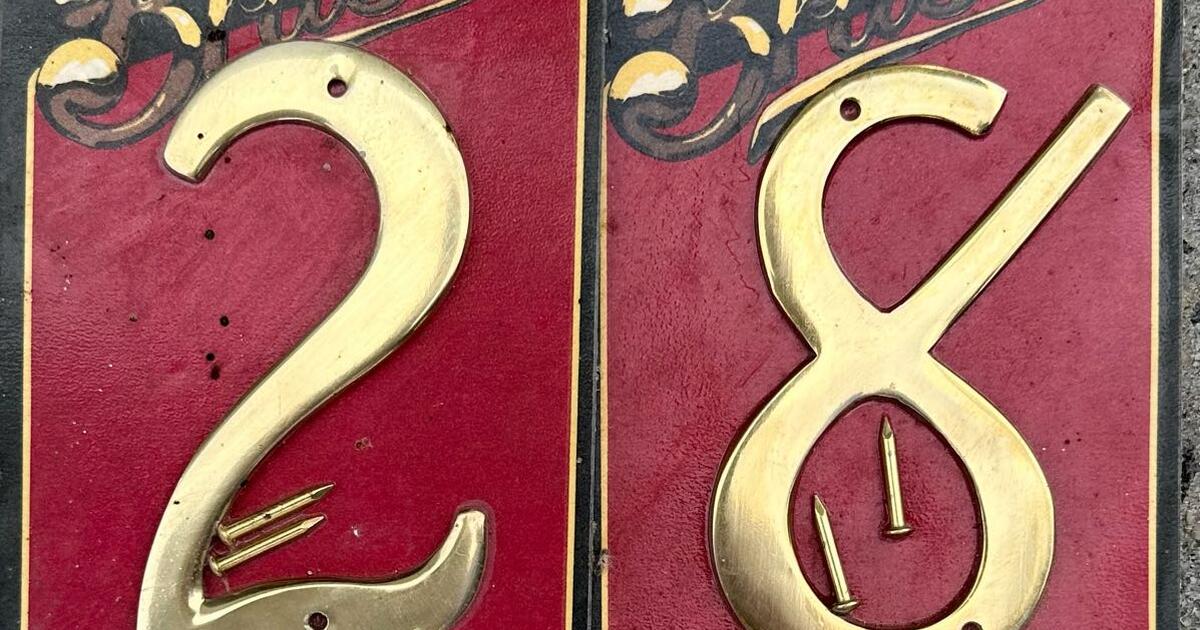 Solid Brass Numbers for $4 in Matthews, NC | For Sale & Free — Nextdoor